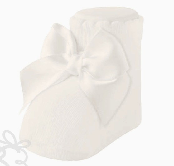 Carlomagno - Newborn Bow Bootie 2400 : Connie's children's Shop ...
